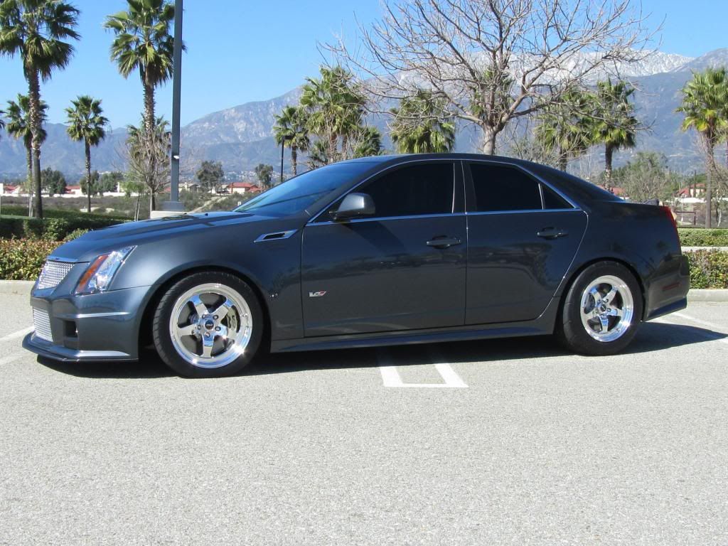 New 18x5" Weld RTS Polished face with MT front runners | Cadillac CTS-V ...