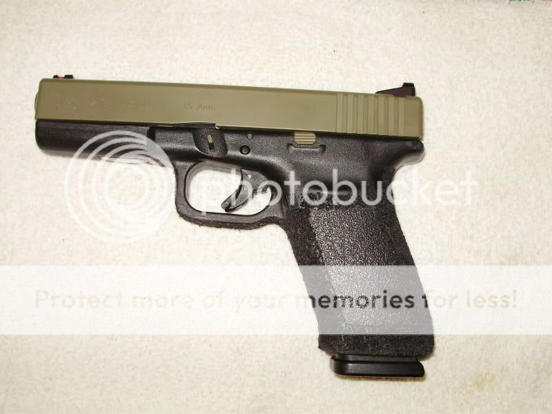 Do it yourself glock grip reductions getting Robar type grip finish ...