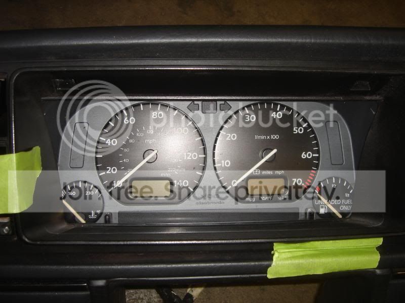 Mk3 cluster in Mk2 dash | VW Vortex - Volkswagen Forum