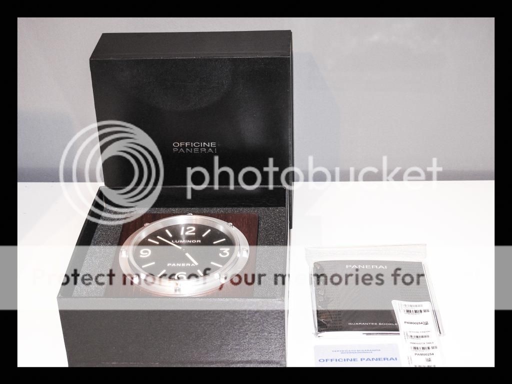 Panerai PAM 254 - "Pendelette da Table" Table Clock | Detailing World Forum