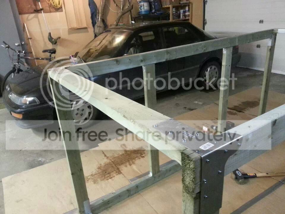 Building a snowboard drop-in ramp, advice/suggestions/help appreciated ...