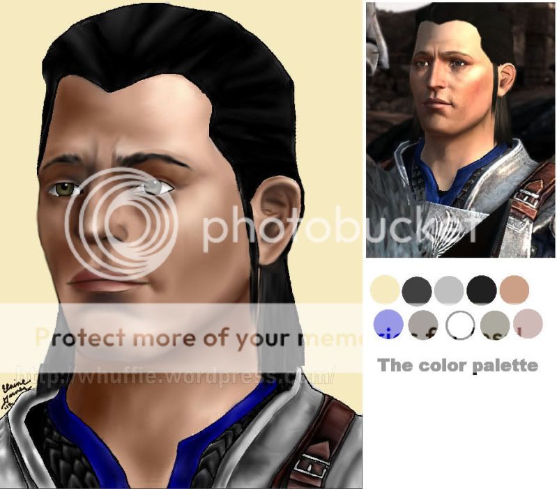 Carver Hawke Photo Realistic Digital Art Portrait – Dragon Age 2 ...