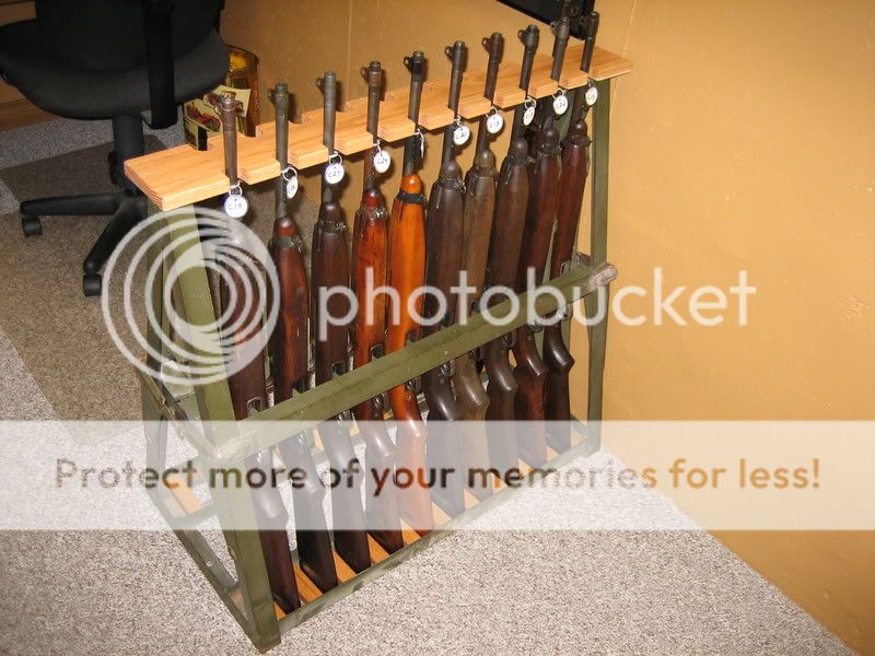 M1 carbine barrack gun rack help - CMP Forums