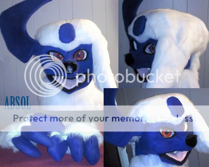 Absol Head/paws: fursuit — LiveJournal